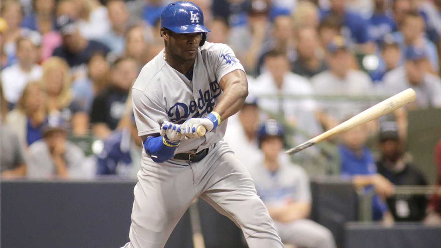 breaking baseball bat over head