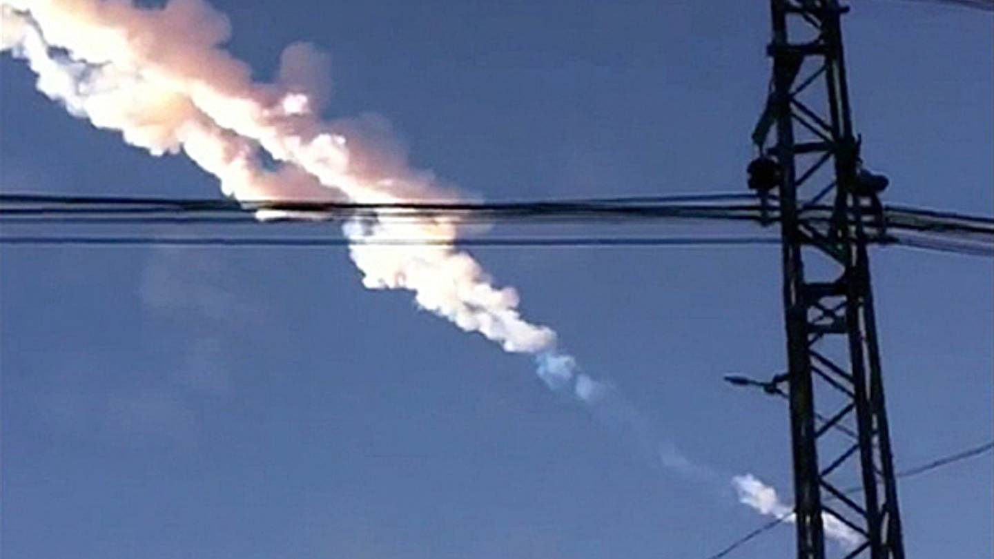 Russian meteor damages KHL arena