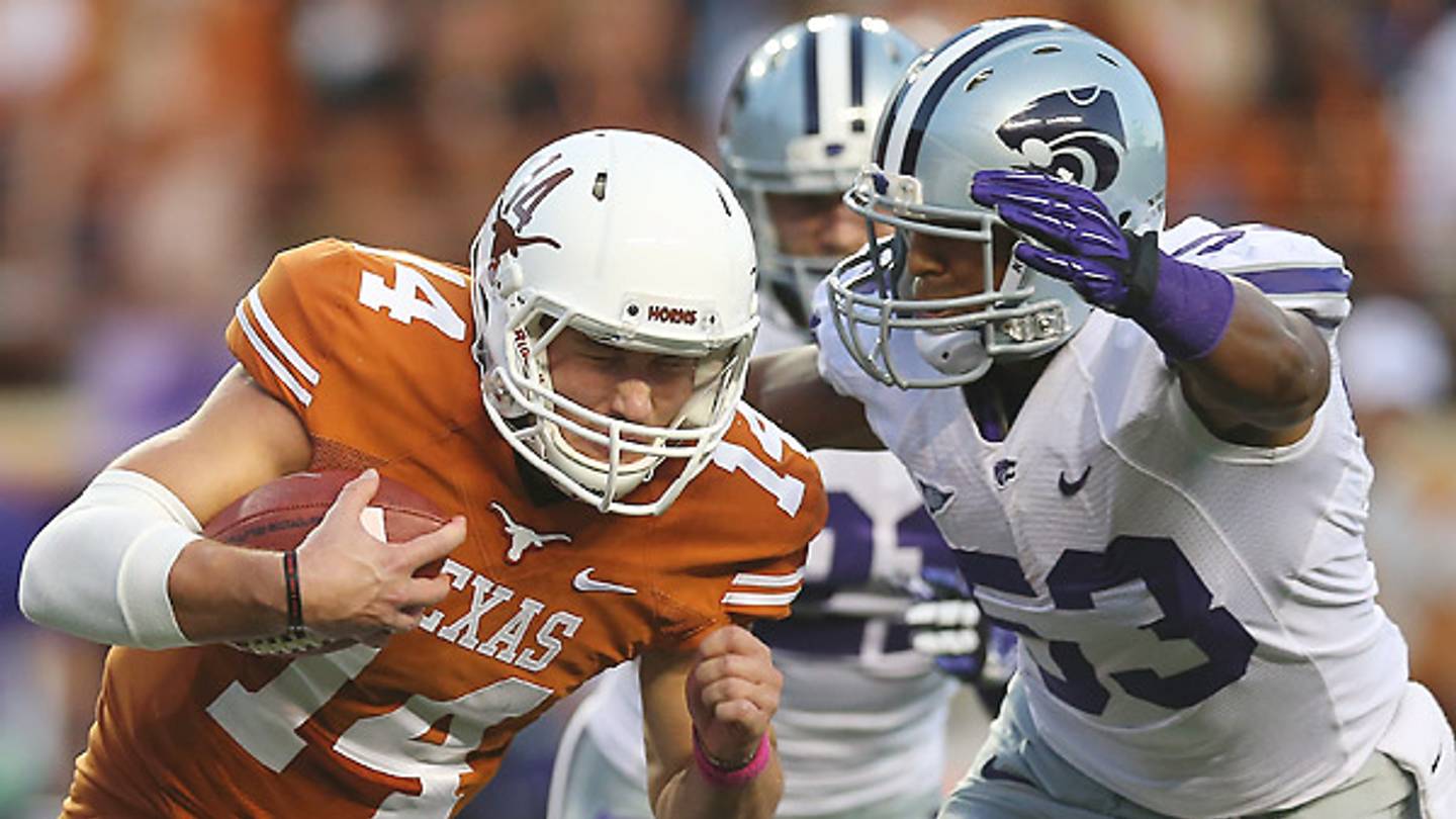 Texas quarterback David Ash (concussion) will not return against TCU