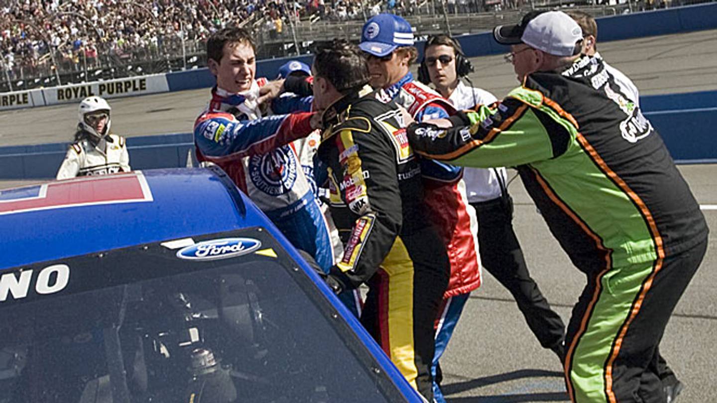Fights and feuds boosting NASCAR's popularity