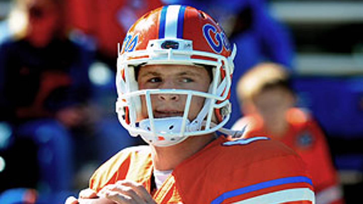 No. 6 Florida QB Jeff Driskel to start at No. 10 FSU