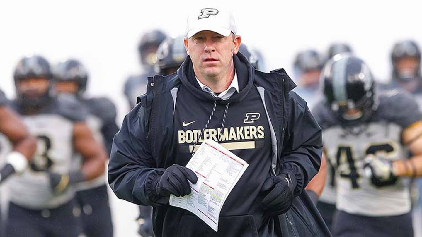 VIDEO: Purdue Coach Jeff Brohm's Final Thoughts Before Road Matchup ...
