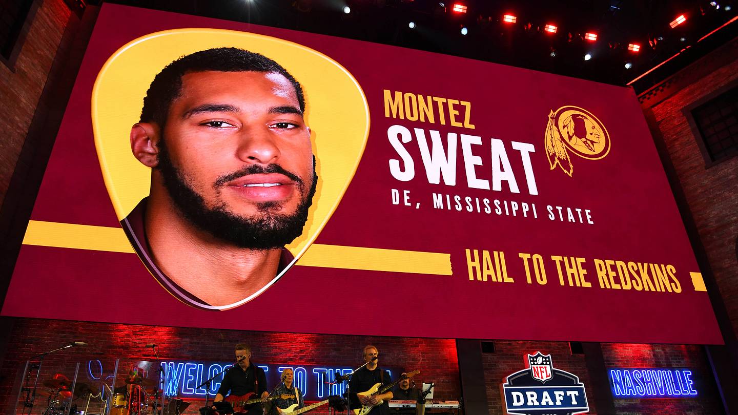 Montez Sweat Commanders Lone First-Round Pick in 2019 NFL Re-Draft