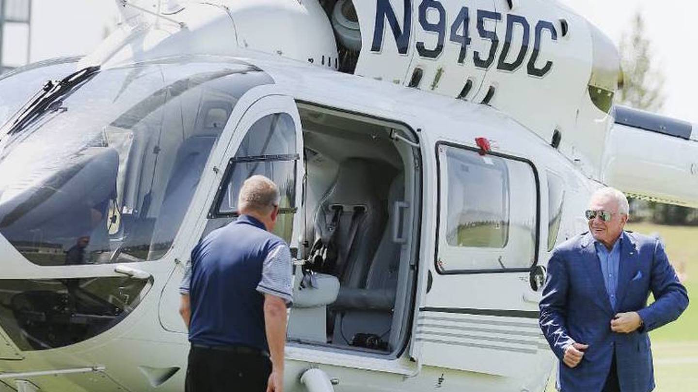 WATCH: Come Inside the Jerry Helicopter That Cowboys Coach McCarthy ...