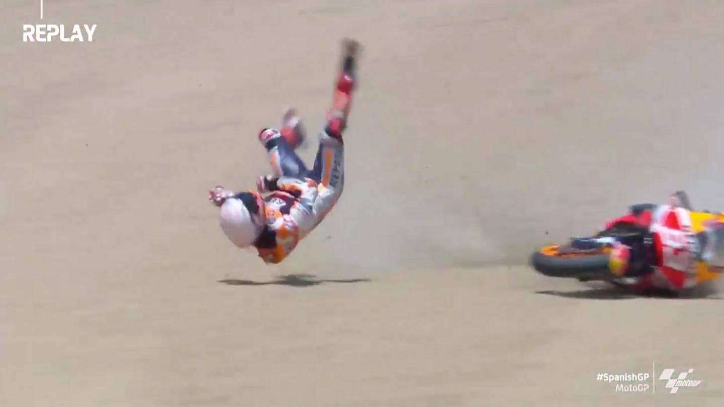 MotoGP Champion Marc Marquez Breaks Arm in Horrifying Crash