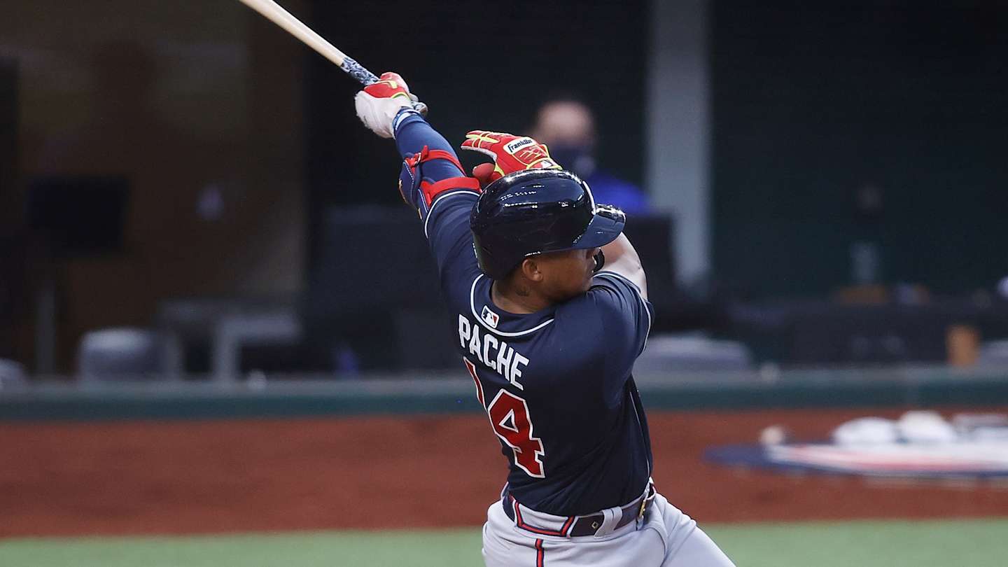 Cristian Pache again starting in center for the Atlanta Braves