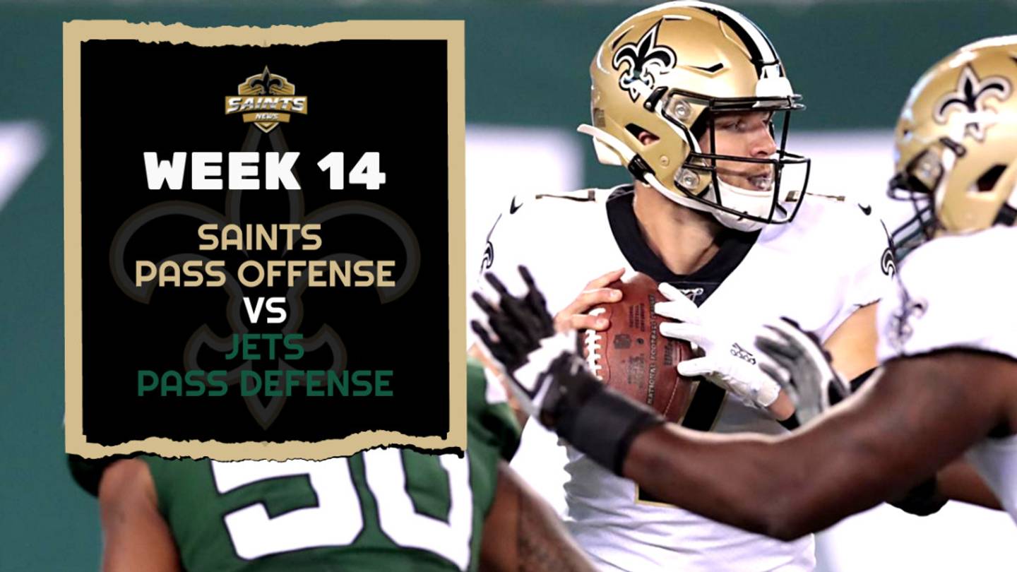 Saints Passing Attack vs. Jets Pass Defense
