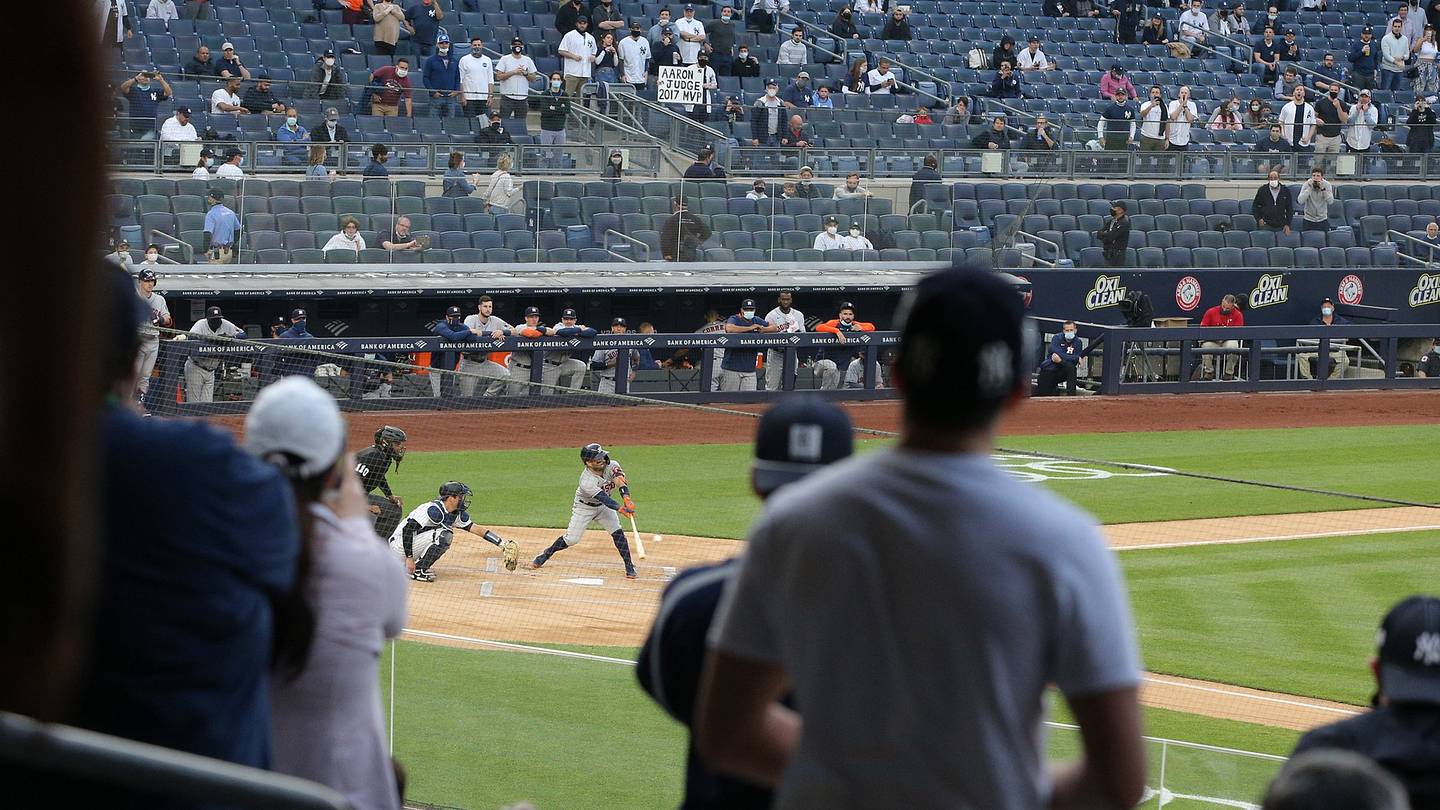 WATCH: Yankees Fans Bombard Houston Astros With Boos at Yankee Stadium
