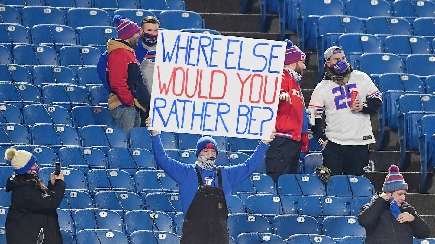 WATCH: Bills Fans Turn Snow Shoveling Into Winter Fun