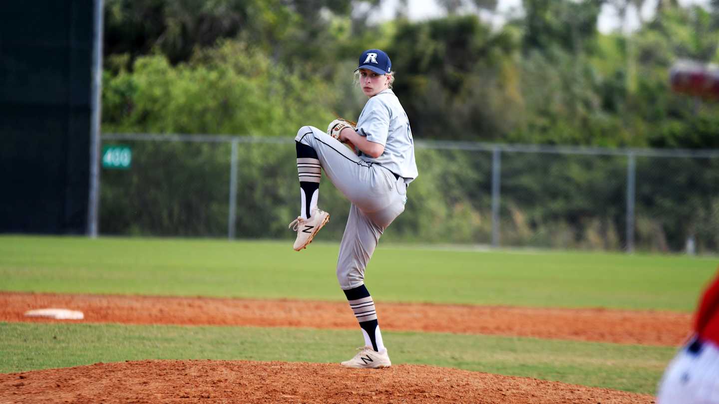 female baseball player