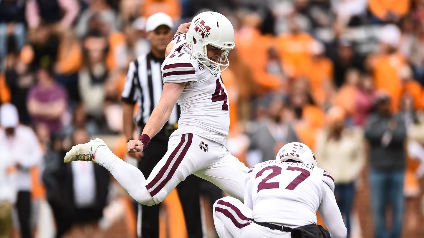 Former Mississippi State Kicker Named to Lou Groza Award Watch List