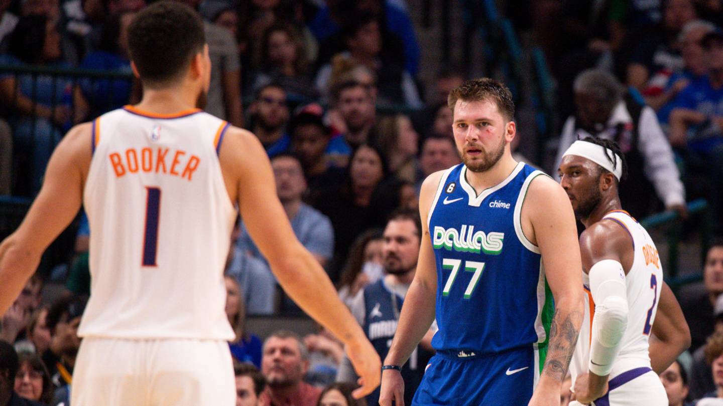 Devin Booker, Luka Doncic Confront Each Other
