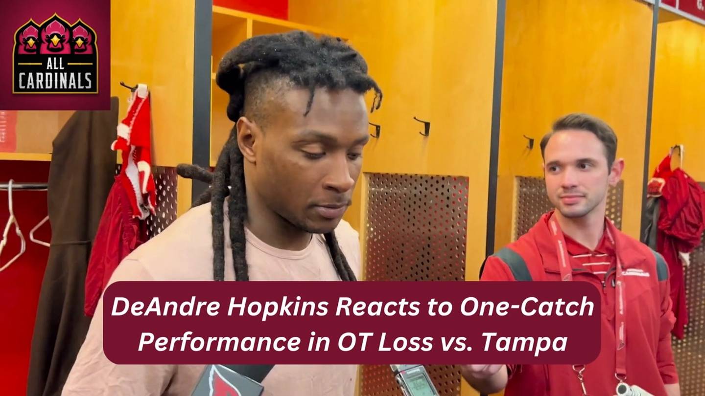 DeAndre Hopkins on Catching One Pass: 'I'm Not a Complainer'