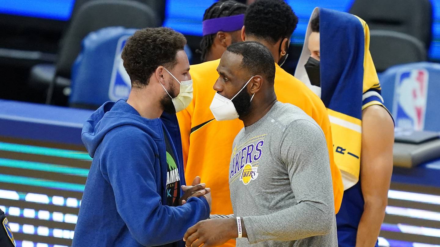 LeBron James Reacts to Klay Thompson's 54-Point Explosion vs. Hawks
