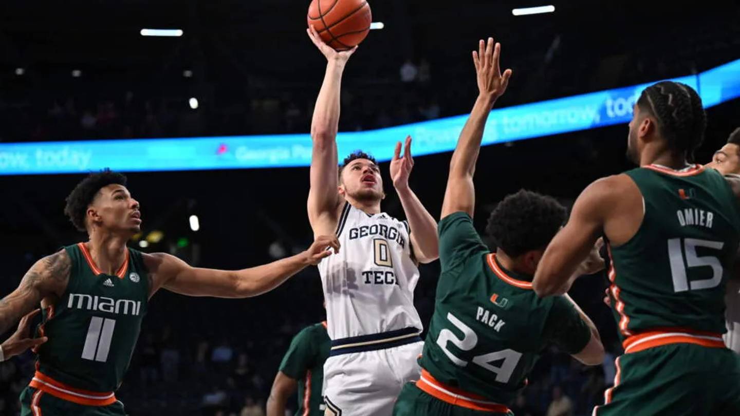 Georgia Tech Upsets No. 12 Miami and Picks Up Its First ACC Win Of The ...