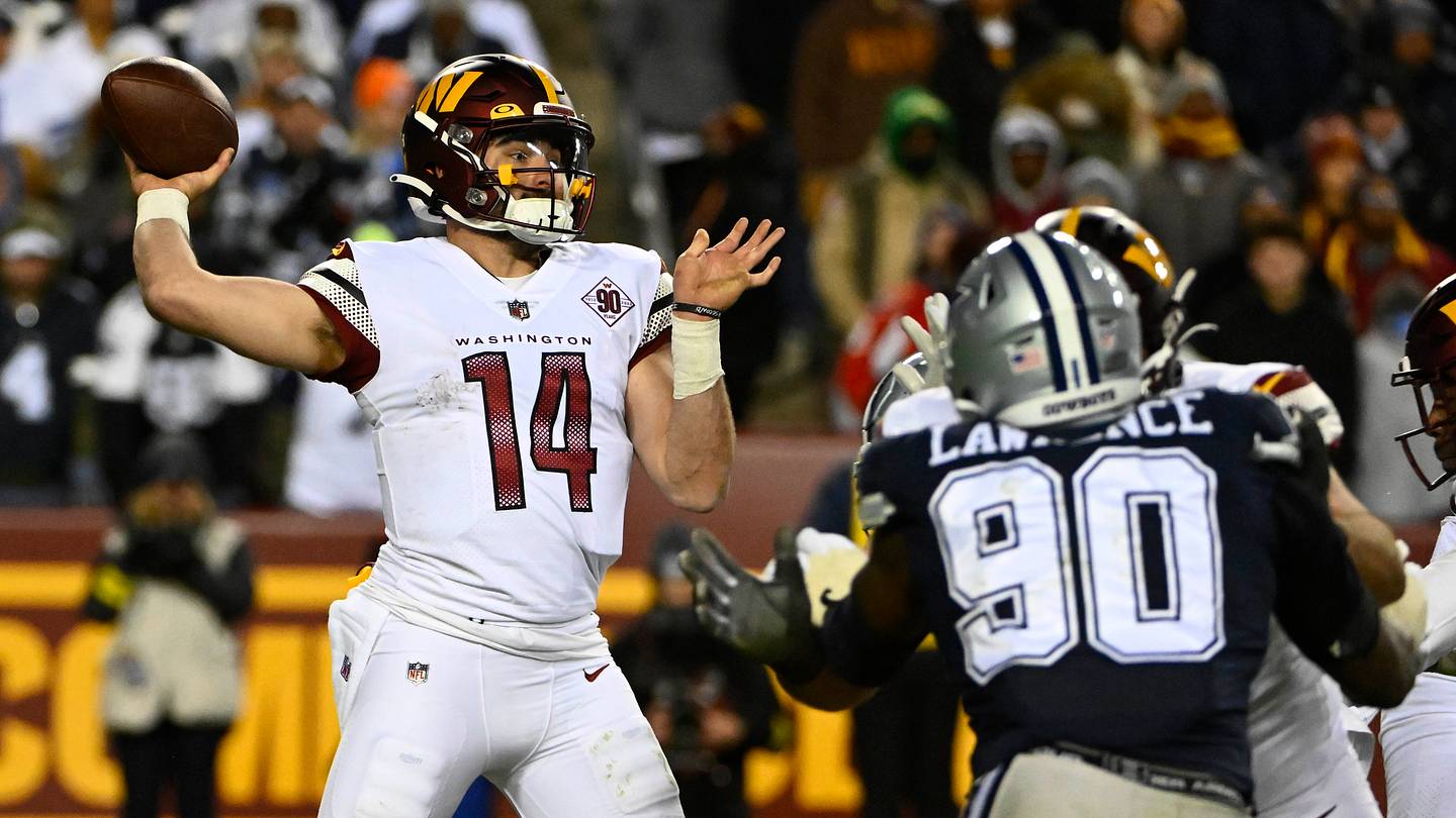 Commanders QB Sam Howell Showed Clear Tendencies in First NFL Start vs ...
