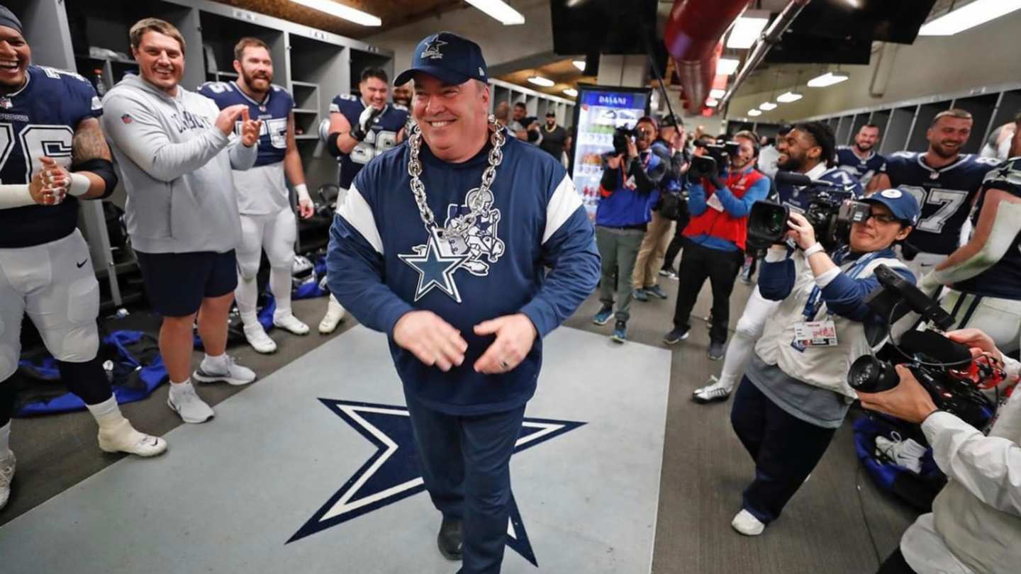 Cowboys VIDEO Must-See: Coach Mike McCarthy 'Victory Chain Dance' for ...