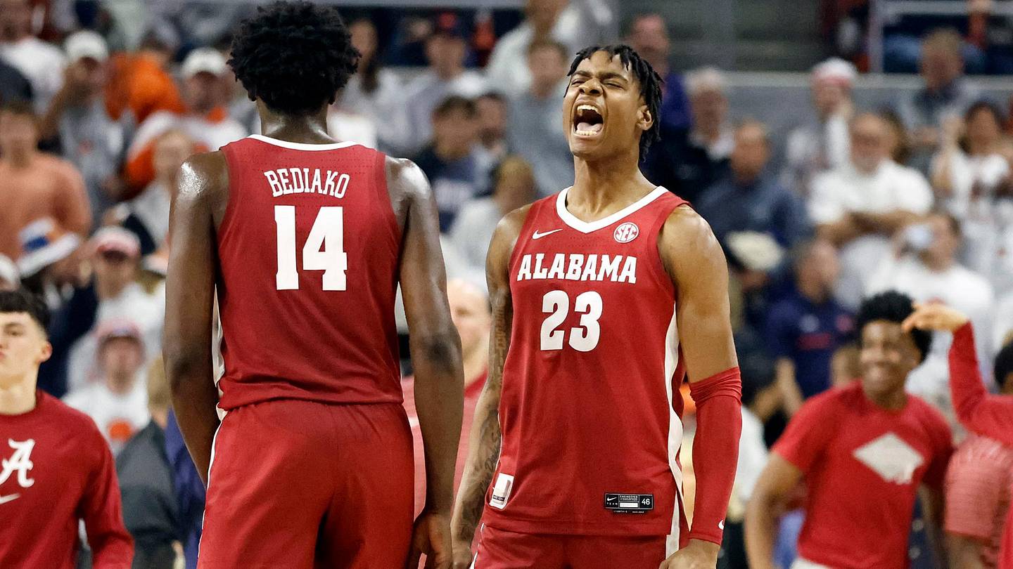 Alabama Climbs to No. 1 Spot in First March Madness Bracket Preview