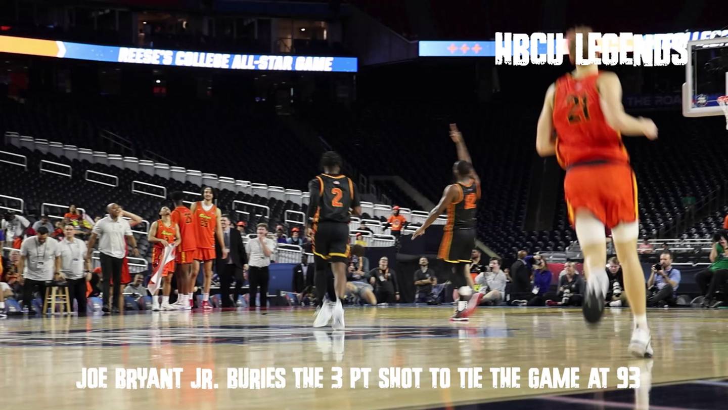 Joe Bryant Jr Hits 3-Point Shot, Sends Game Into Overtime