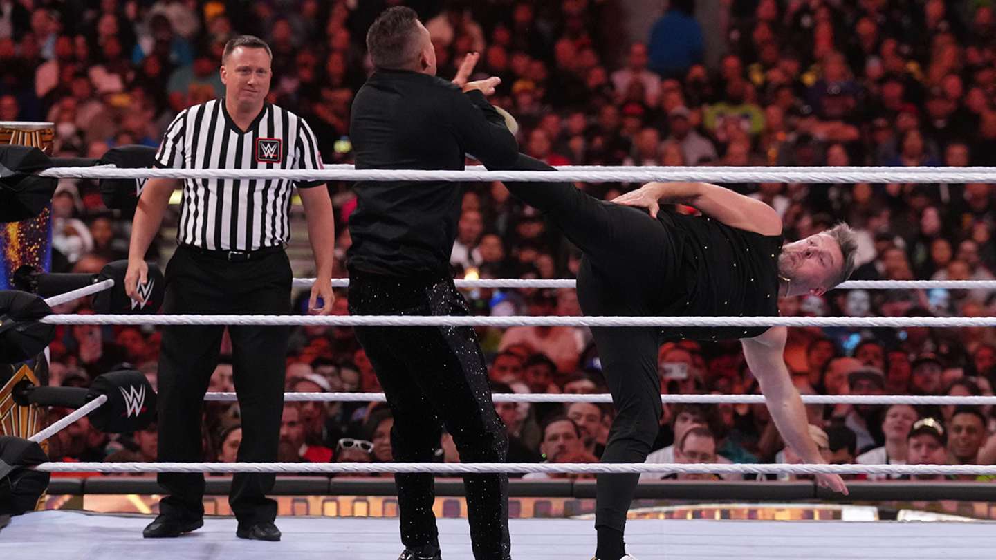 George Kittle, Pat McAfee Take Down The Miz in Wild Moment at ...