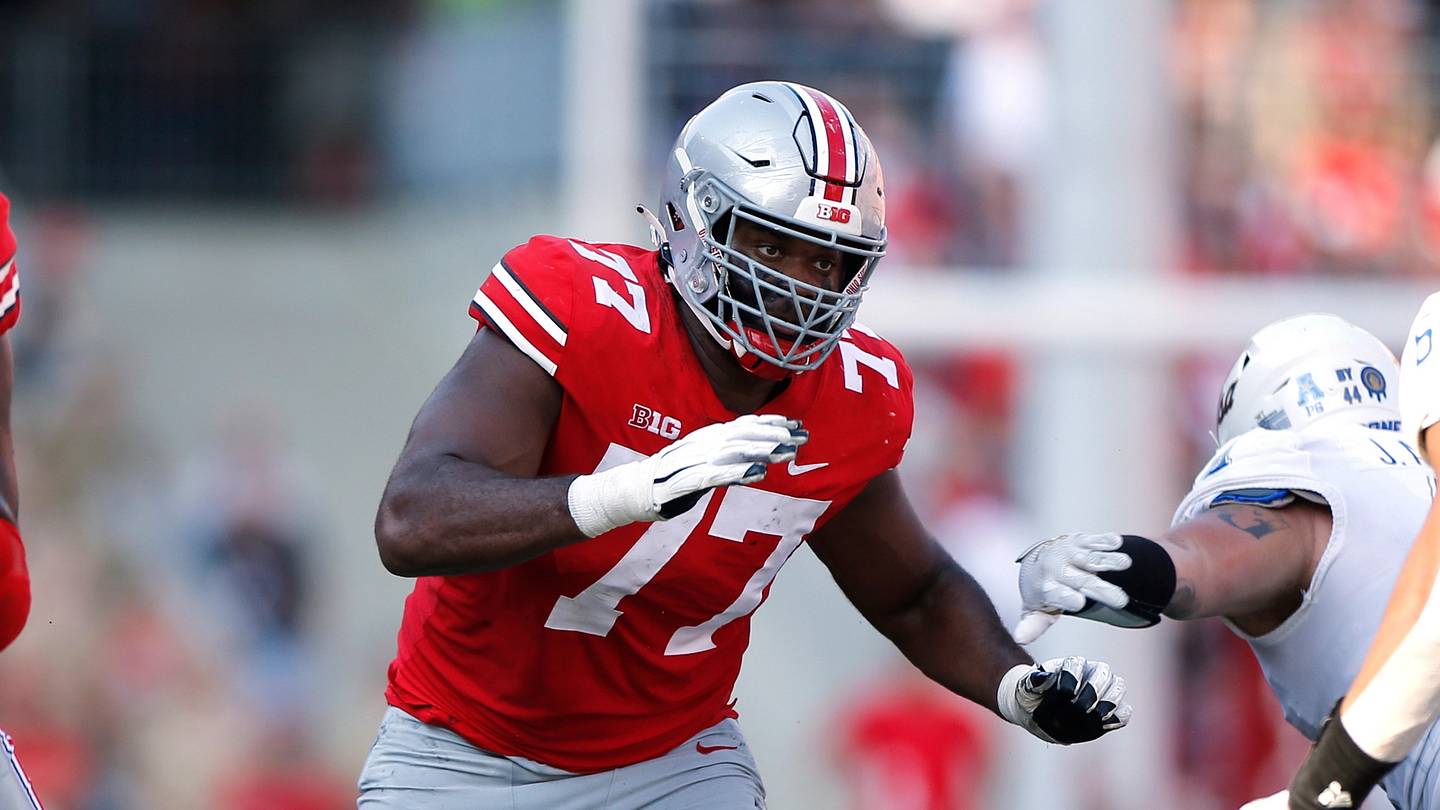 'Just Not Normal': Meet Ohio State OL Paris Johnson, Falcons Draft Prospect
