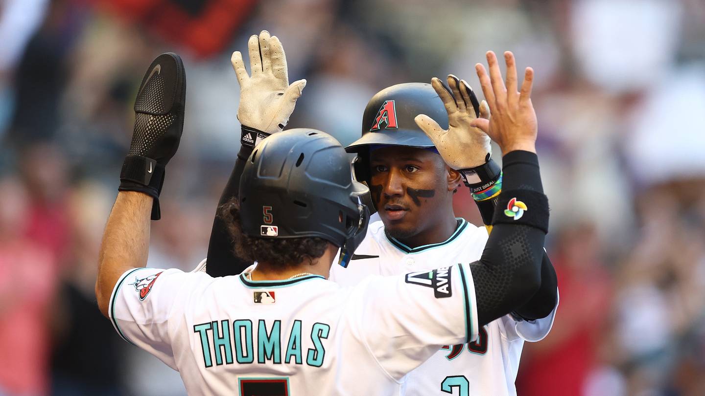 Alek Thomas Stars in D-backs Thumping of the Dodgers
