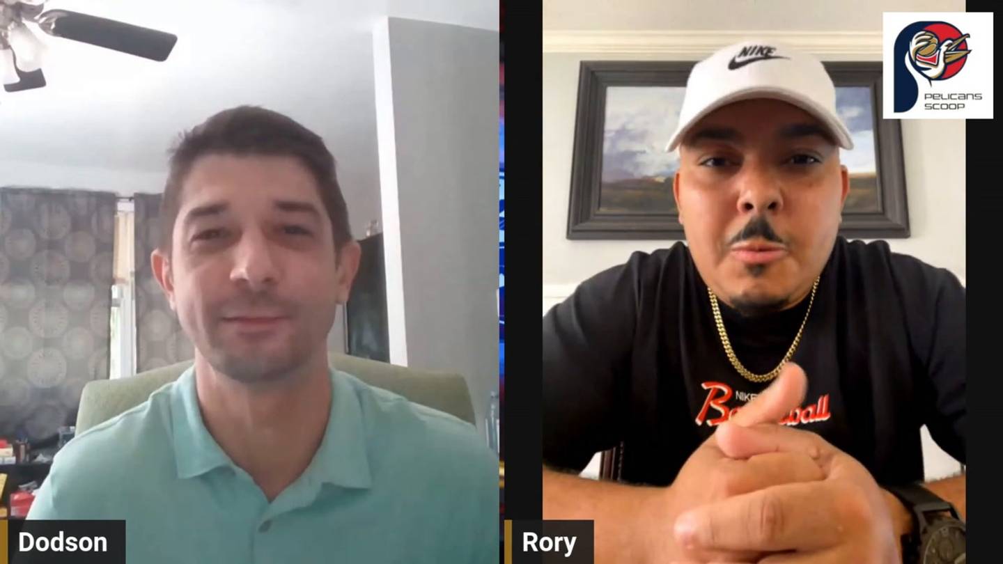 Dodson Talks Pelicans With Coach Rory Poplion