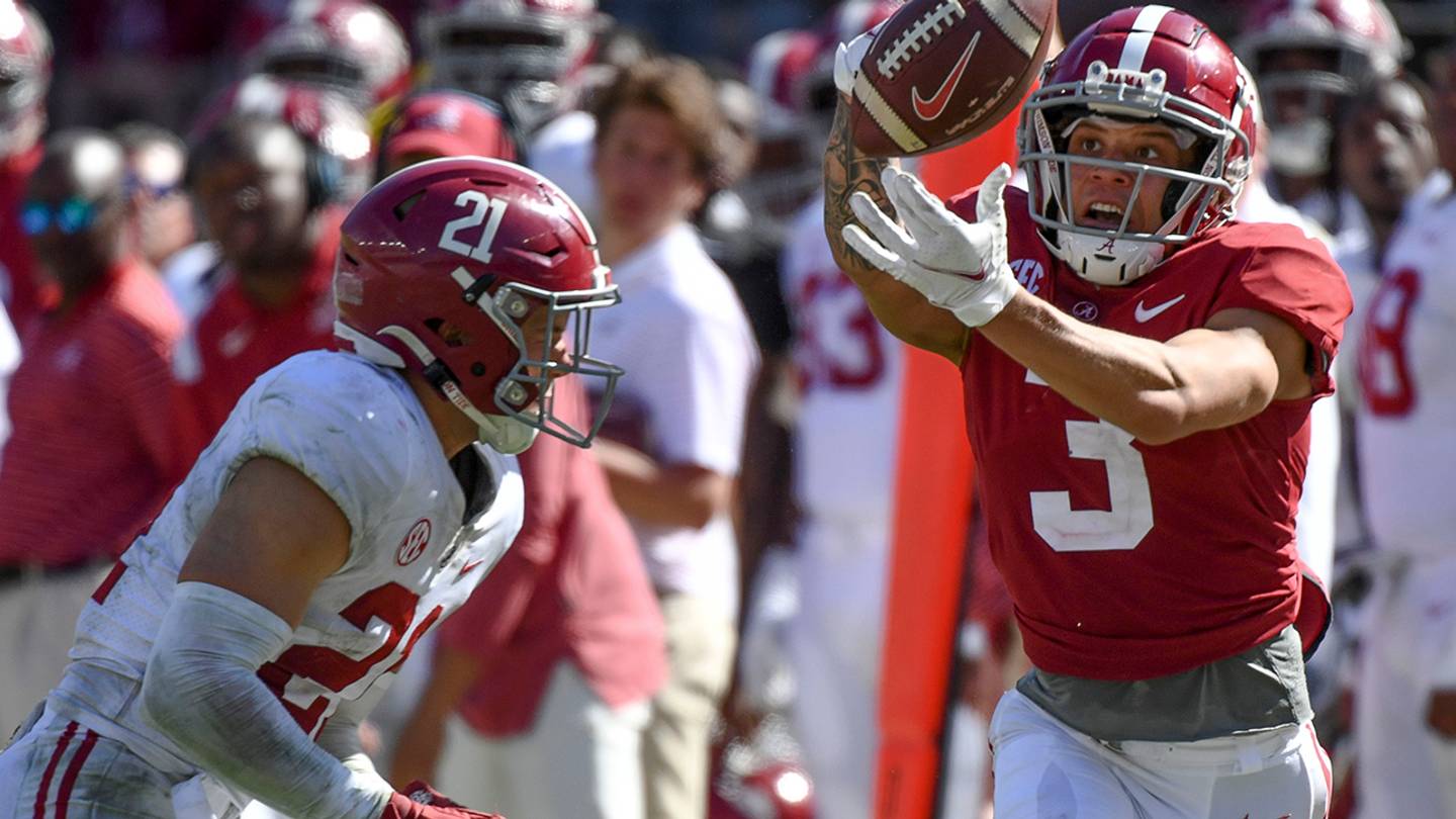 Alabama Safety Jake Pope Delivers Monster Hit in Spring Game
