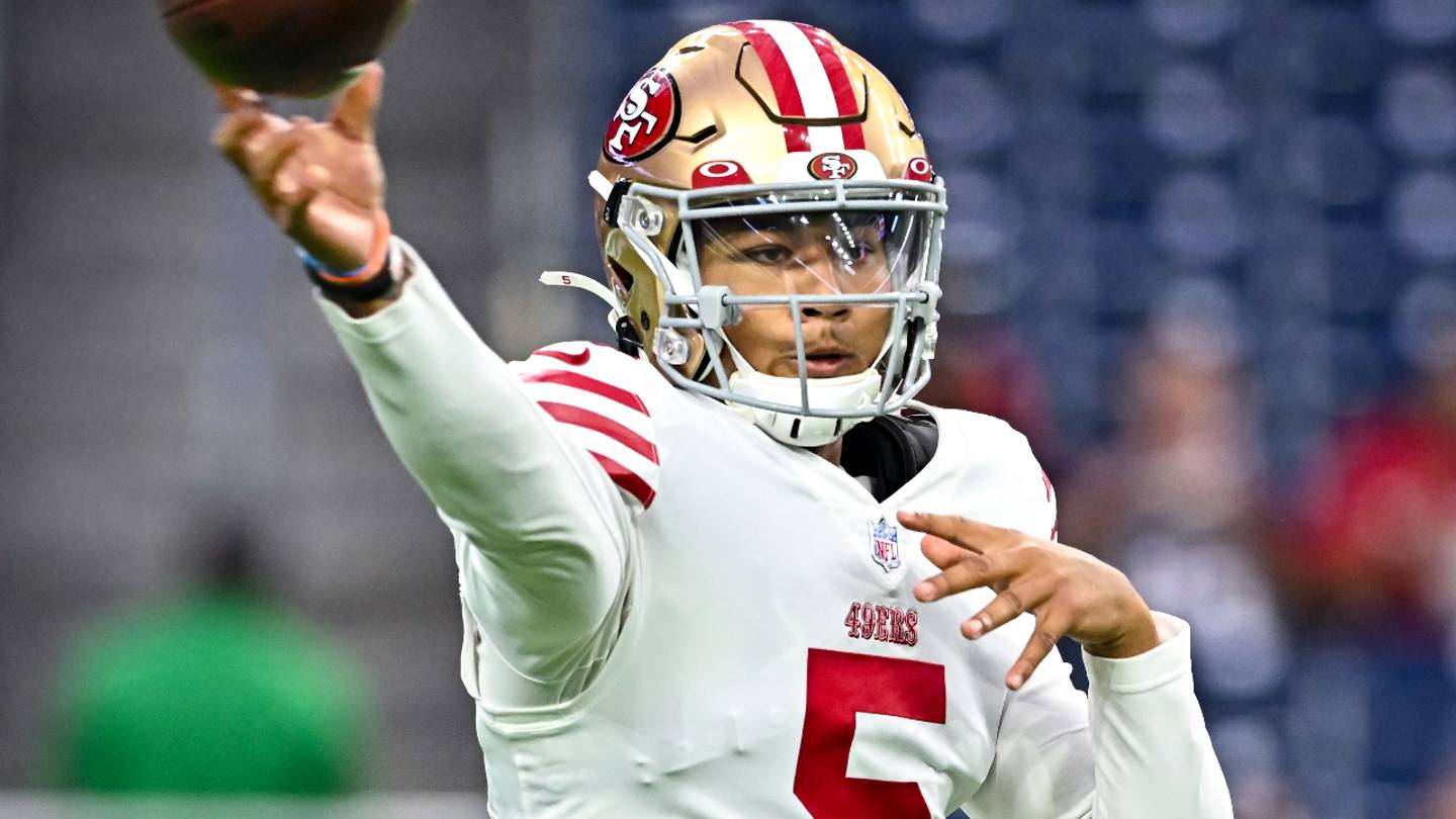 Kyle Shanahan Says Trey Lance Finally Has Recovered from a Broken Finger