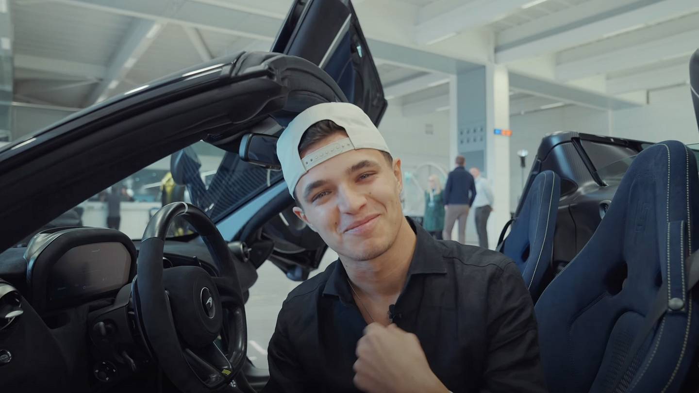 F1 News: Lando Norris Unveils His Customized McLaren 765LT Spider: A ...