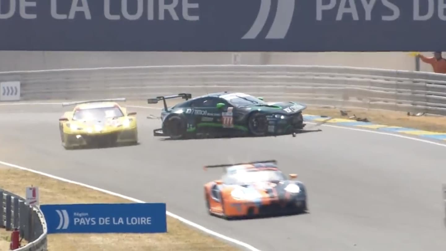 F1 News: Major Crash During Iconic Le Mans Practice Raises Huge Safety ...