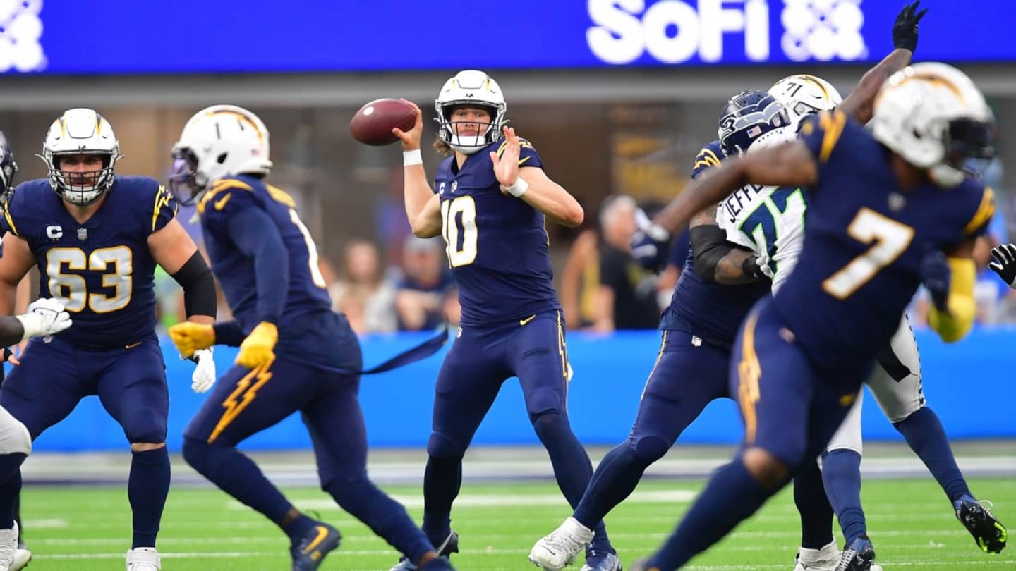Chargers News: Justin Herbert Ranked in Top Half of Deep Ball ...
