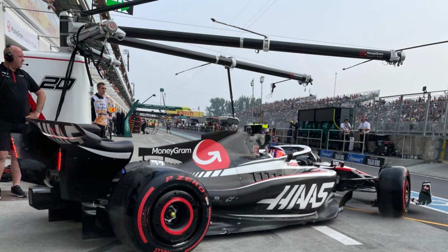 F1 News: Nico Hulkenberg's Haas Smokes As It Burns - Red Flagged ...