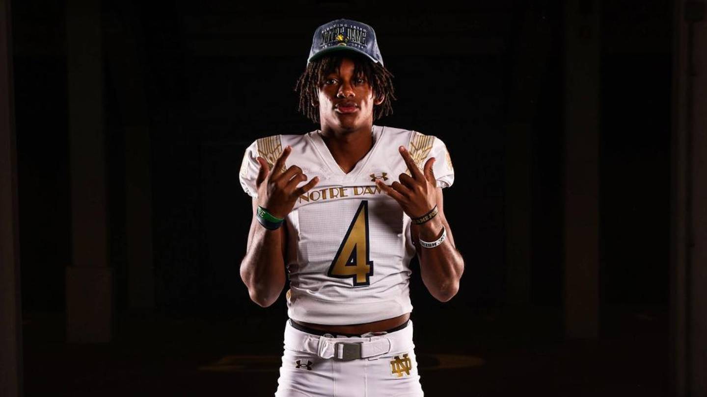 Leonard Moore Is Hoping To Develop Into The Next Great Notre Dame ...