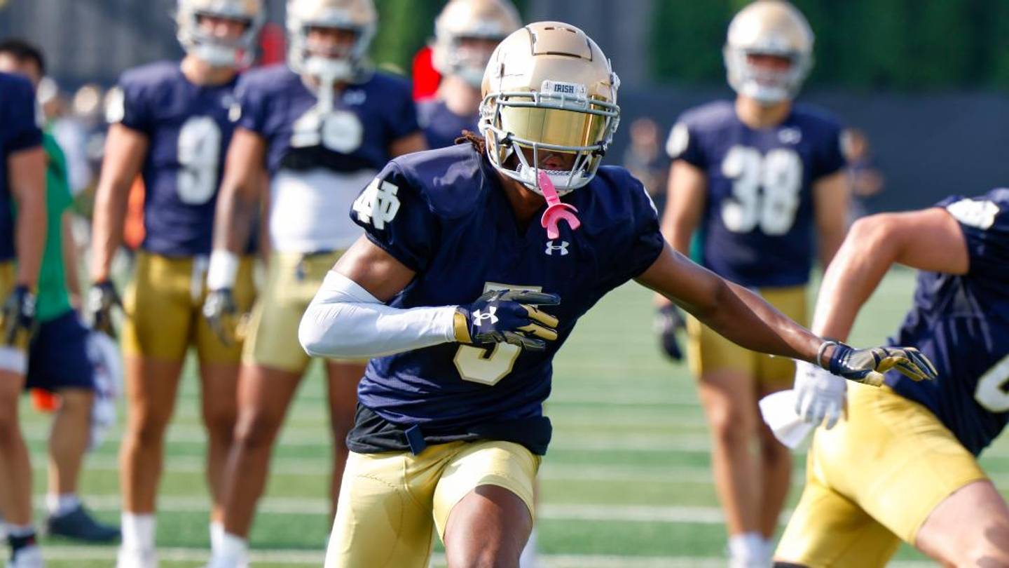 Notre Dame Football Practice - August 16