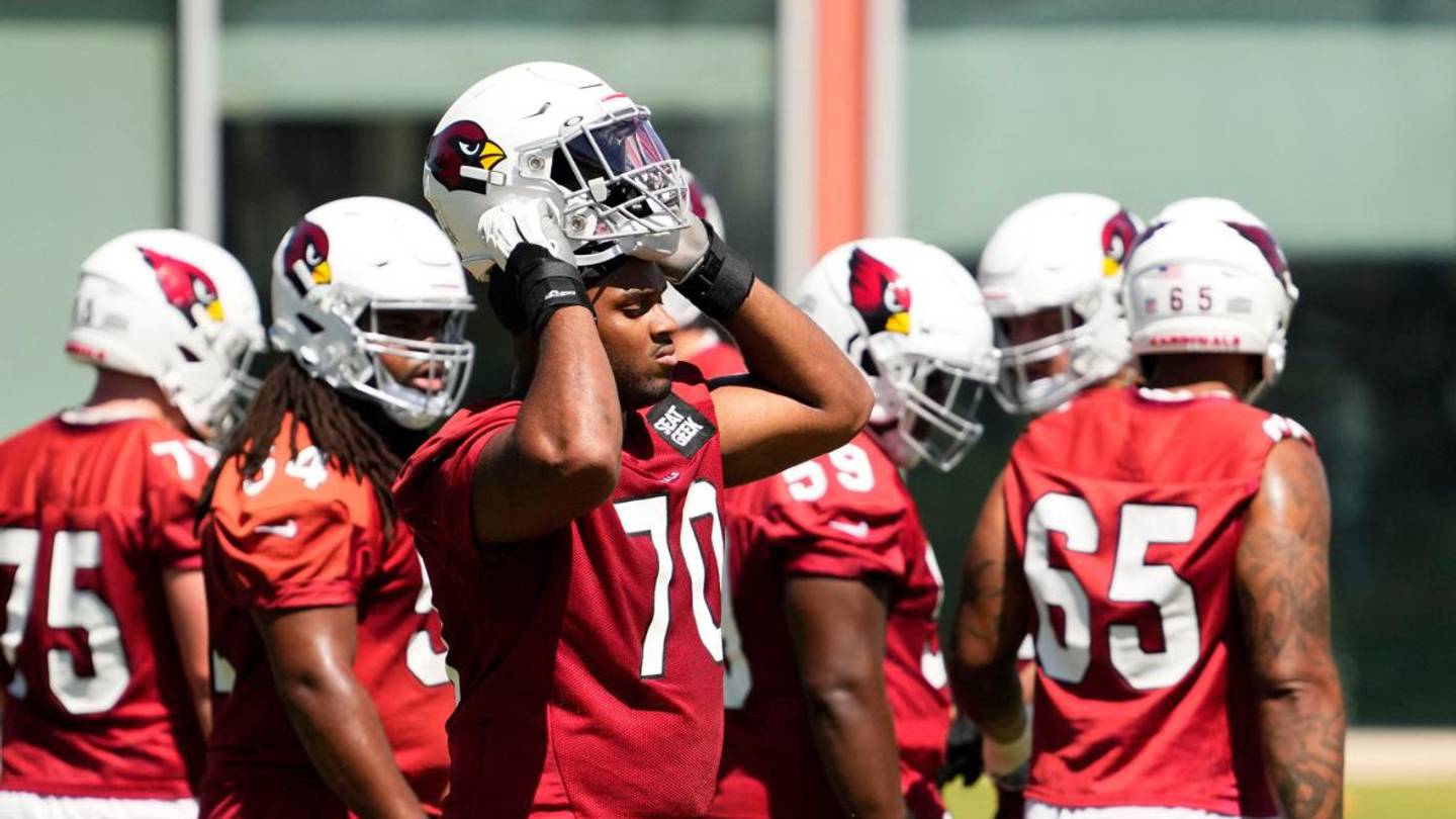 Inside the Tasty Rookie Duties of Cardinals OL Paris Johnson
