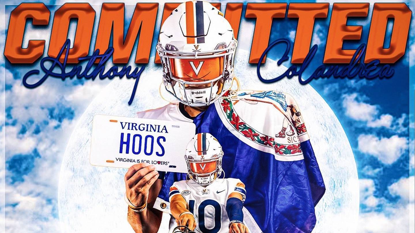 Three-Star Quarterback Anthony Colandrea Commits to Virginia Football