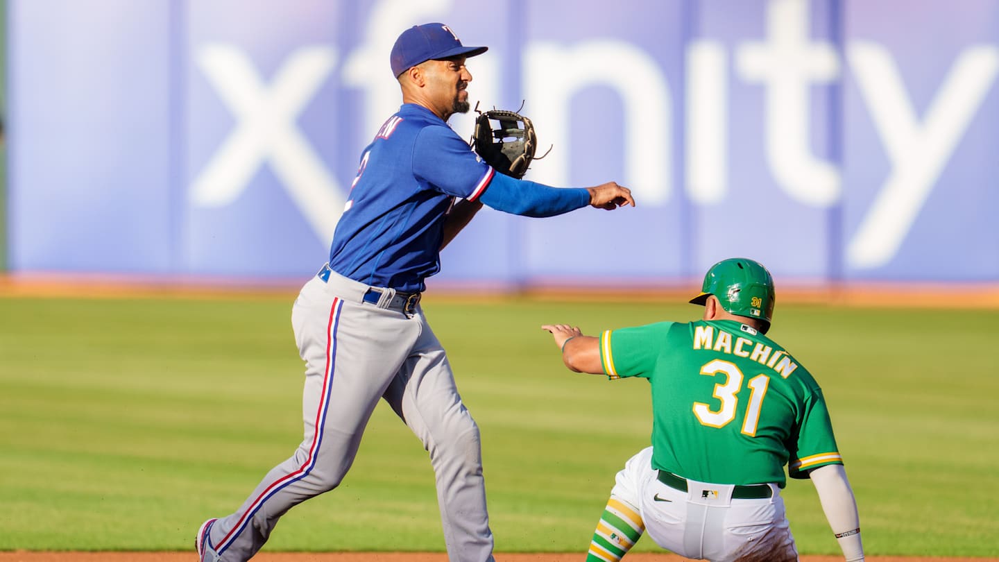 Rangers Stage Rally But Fall in Series Opener to Athletics