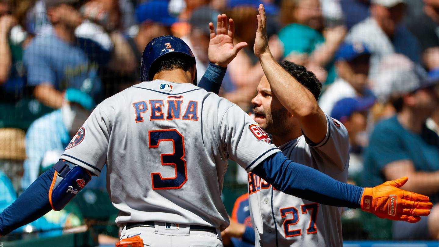 Astros Sweep Mariners as Altuve, Peña Launch Back-to-Back Homers