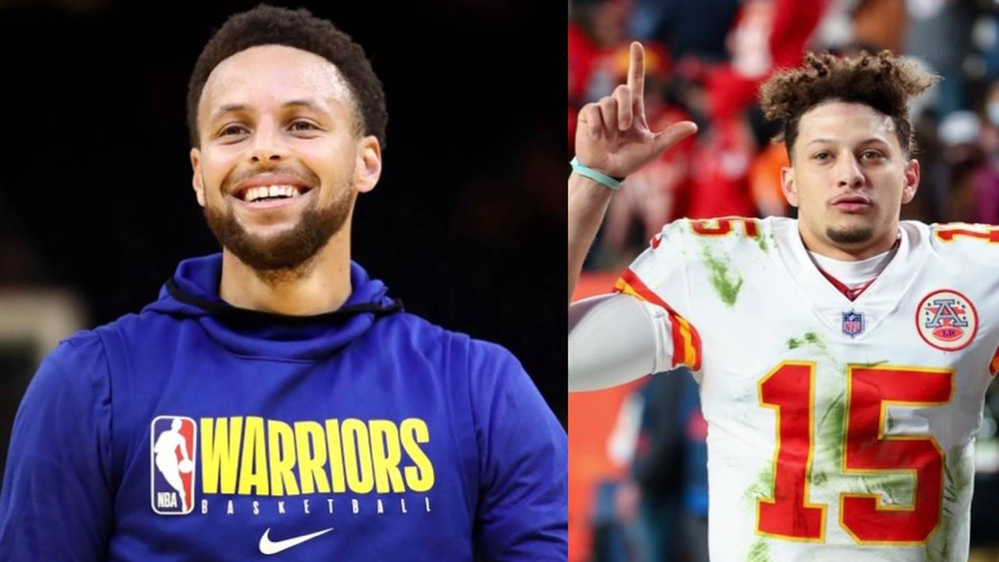 Steph Curry and Patrick Mahomes Share Fun Exchange