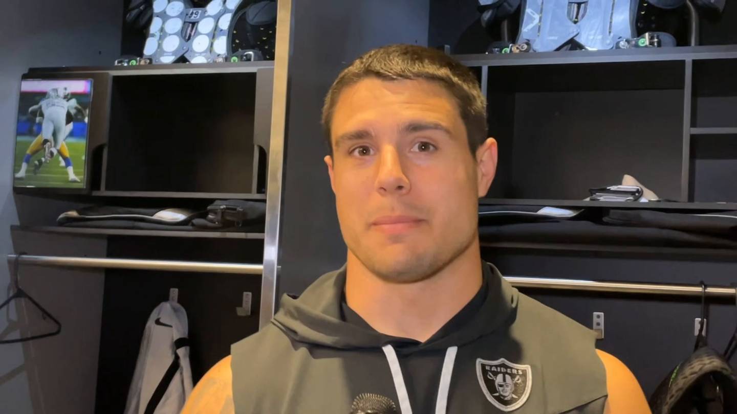 From the Las Vegas Raiders Locker Room, LB Blake Martinez