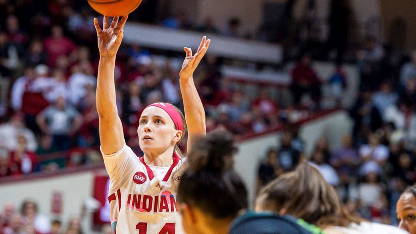 No. 14 Indiana Plays at Wisconsin Wednesday, Sara Scalia Chases 3-Point ...