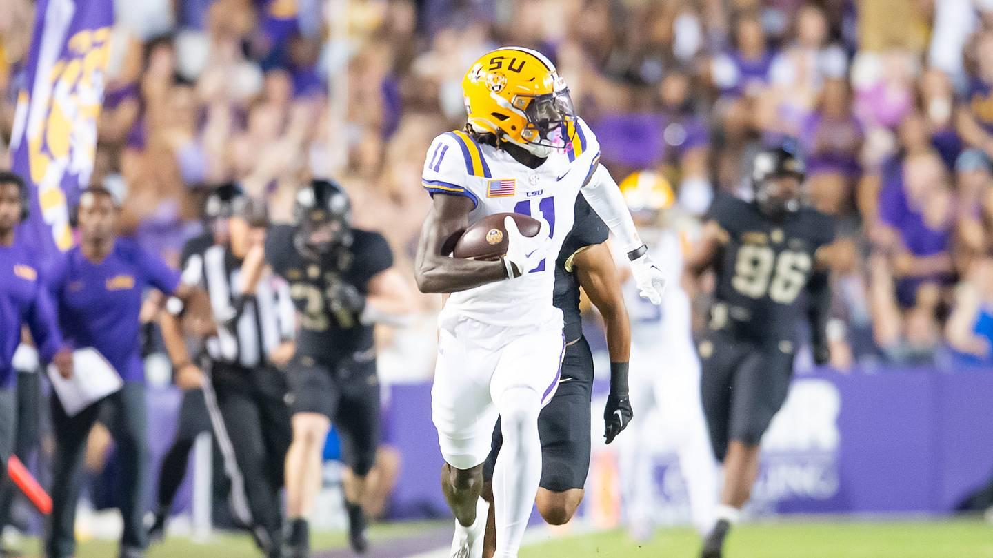 LSU WR Brian Thomas Jr. Recaps Bills Combine Meeting, Reacts to Mock ...