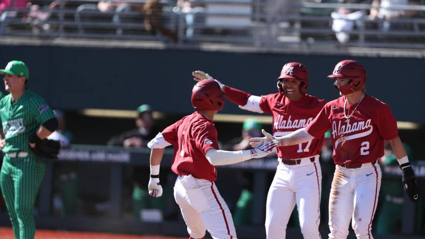 No. 19 Alabama Baseball Ends Rob Vaughn’s Inaugural Series with Sweep