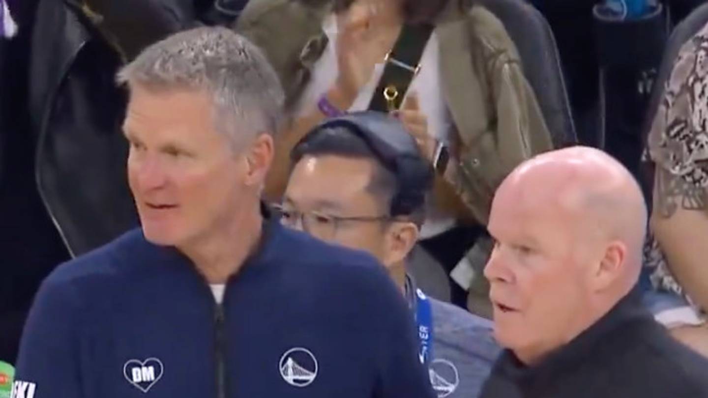 Steve Kerr, Steve Clifford Had Priceless Reaction to Warriors-Hornets ...