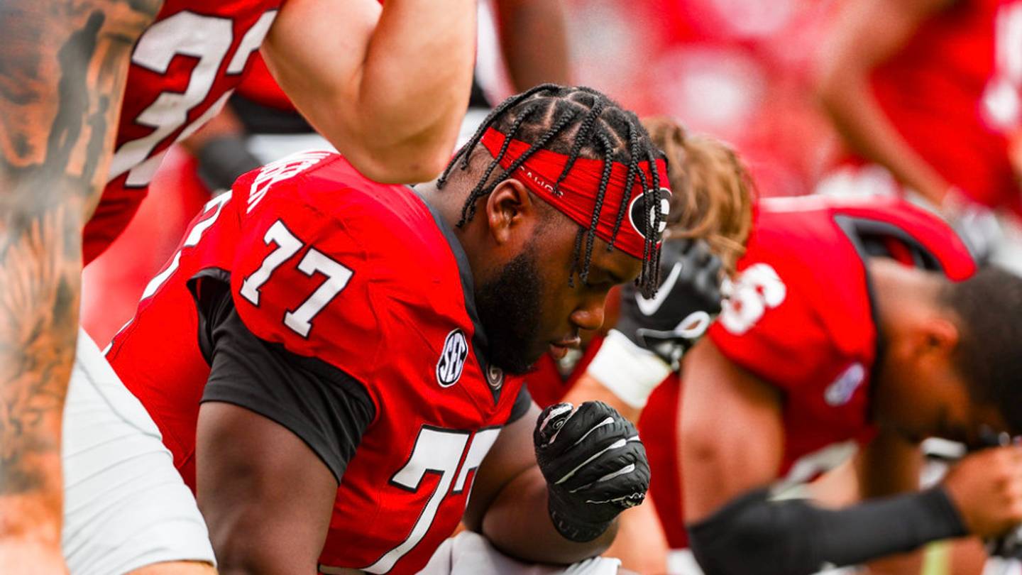 WATCH: Georgia Center Sedrick Van Pran Talks NFL Combine Process