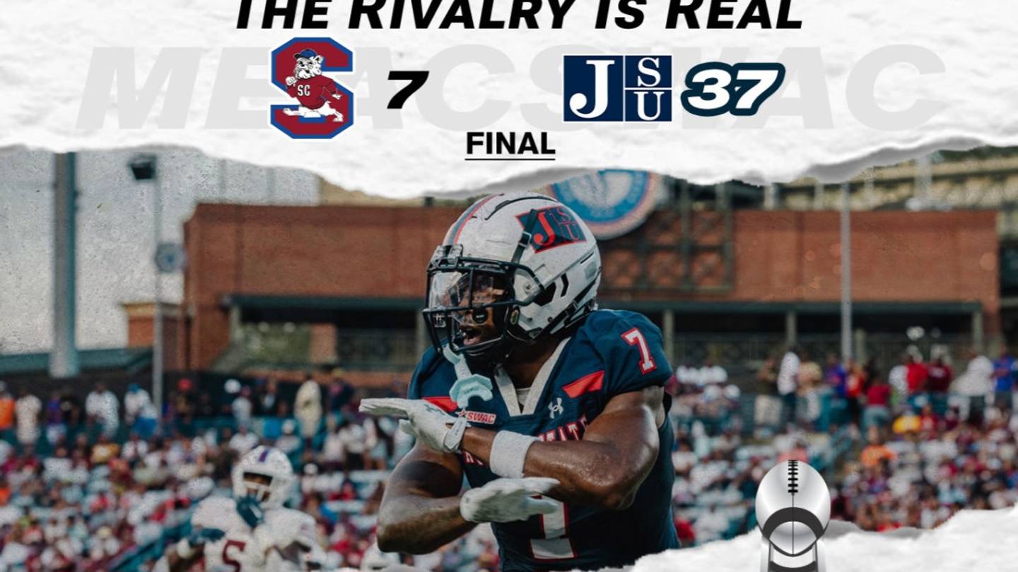 Jackson State Blows Out South Carolina State In MEAC/SWAC Challenge