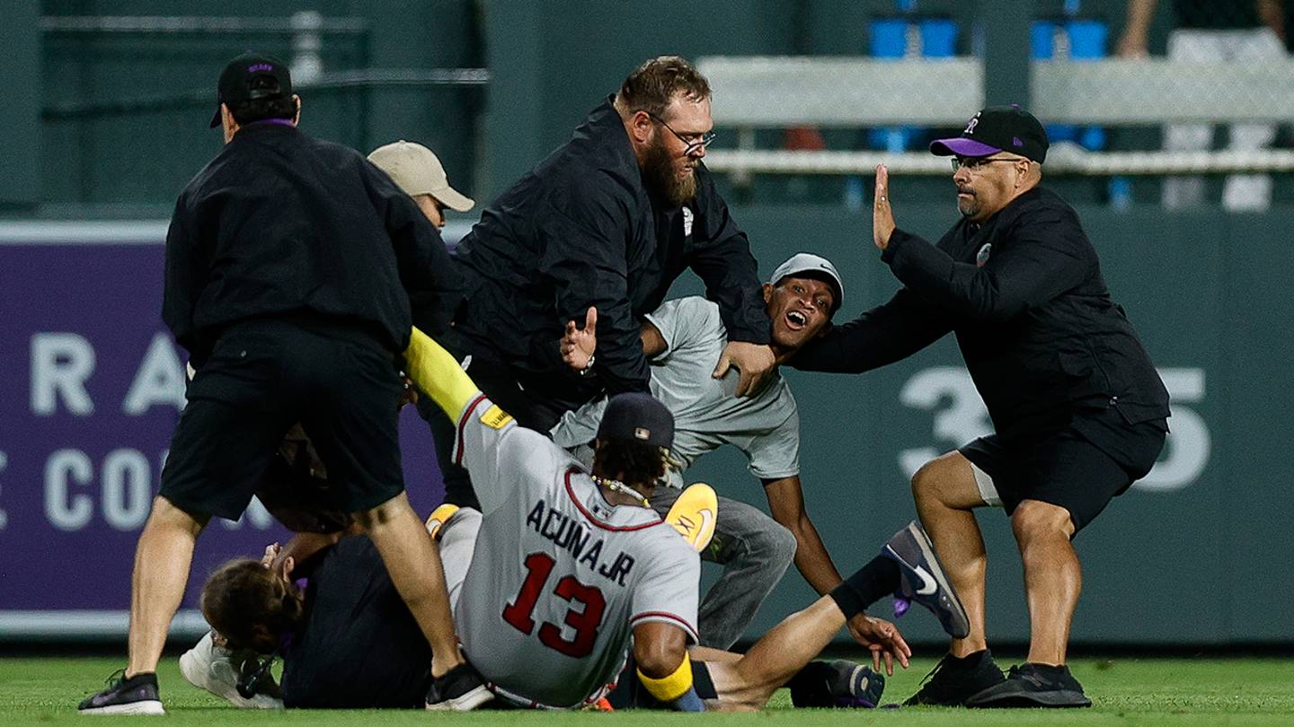 Fans Who Accosted Braves’ Ronald Acuna Jr. at Coors Field Arrested, Cited