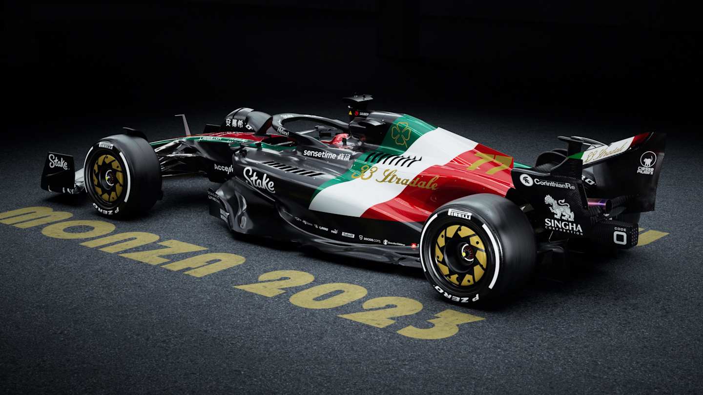 F1 News: Alfa Romeo Unveils Striking Italian GP Livery