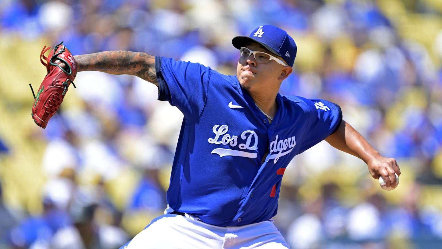 Julio Urias Nabs Eddie Rosario Stealing Home in Crazy Moment Between ...